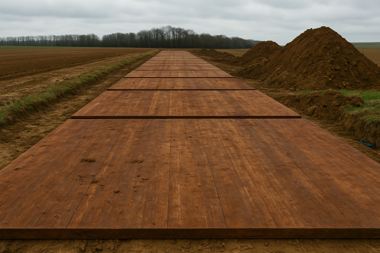 Crane Outrigger Pads & Crane Pads UK | Birketts Bogmats